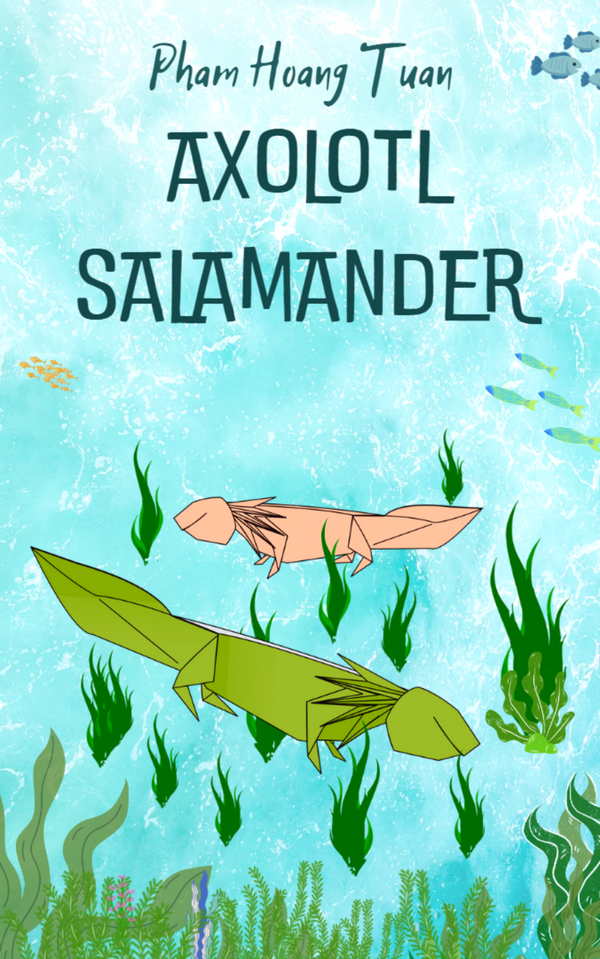 Origami Axolotl Diagram Instruction - Axolotl Salamander Ebook – Hoang ...